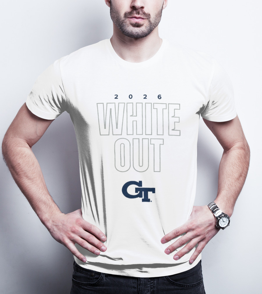 2026 White Out GT Football Event T-Shirt
