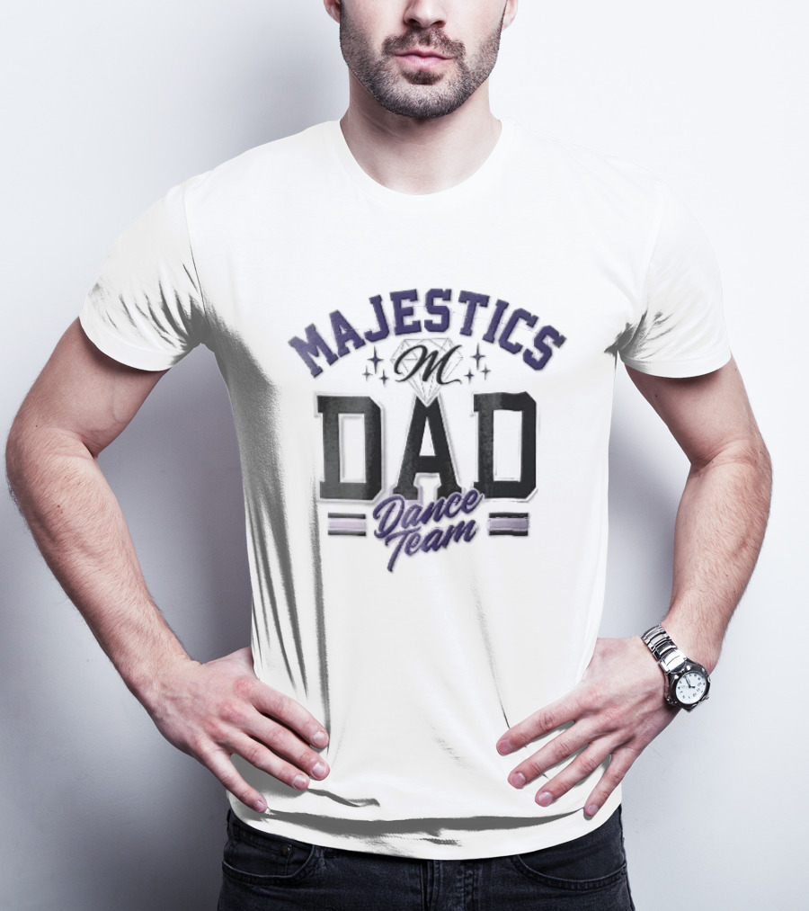 Majestics Dad Dance Team Diamond Sparkles T-Shirt