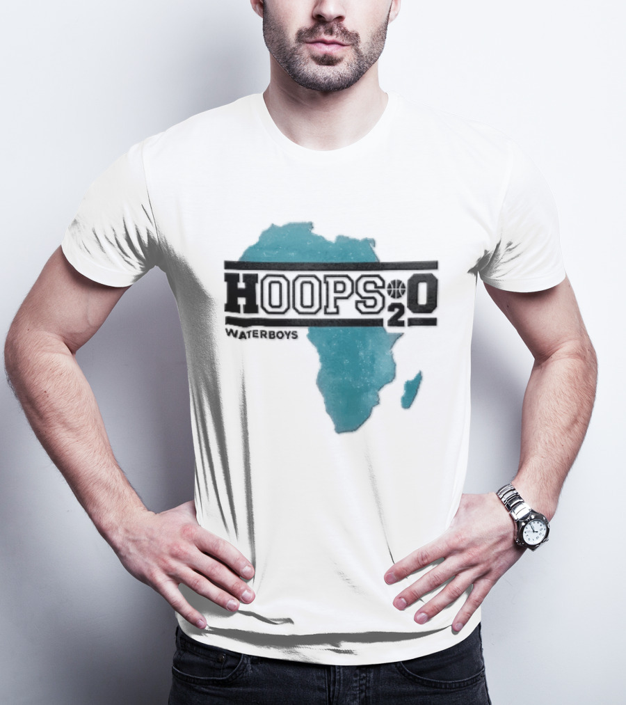 Waterboys Hoops H2o Distressed Africa Continent Map T-Shirt