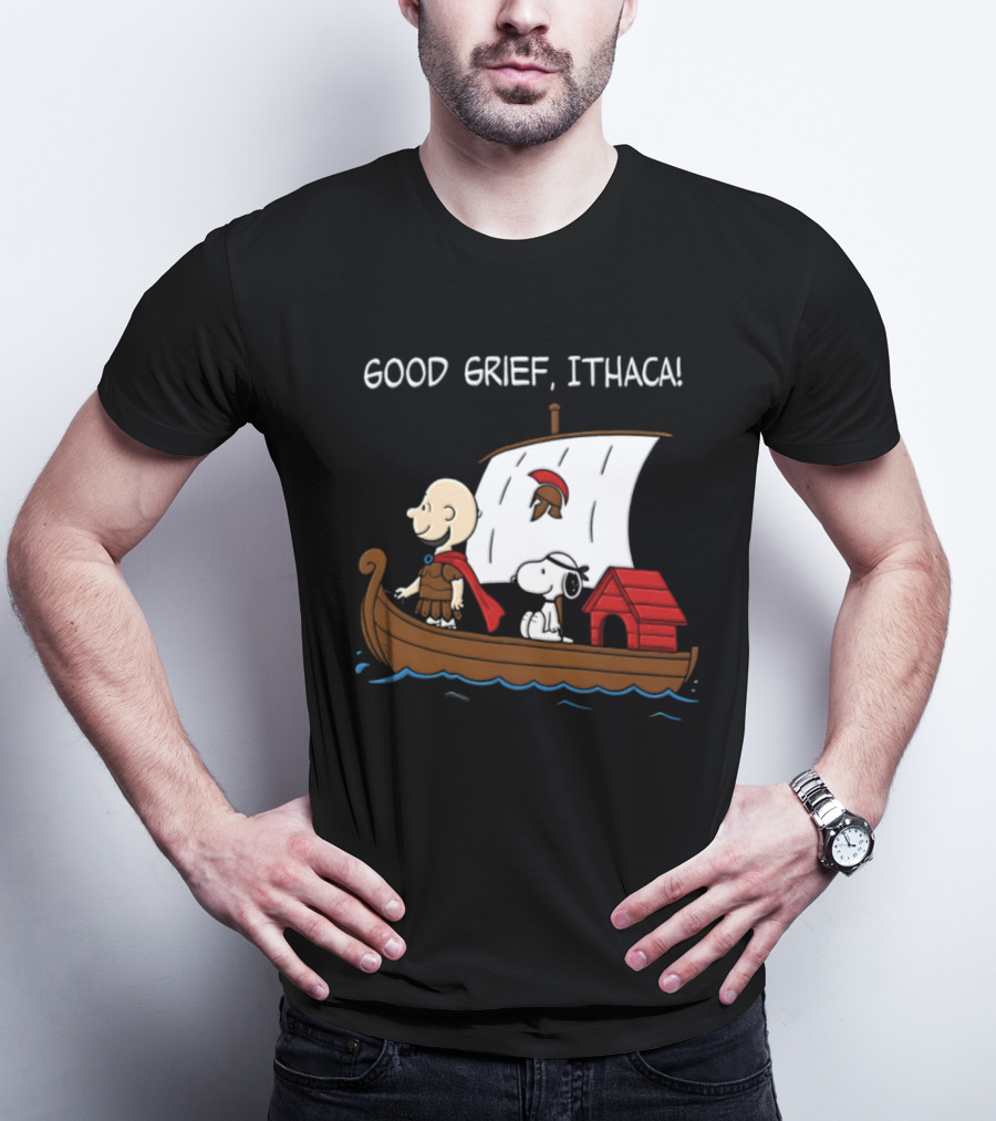 Good Grief Ithaca Charlie Brown Snoopy Peanuts T-Shirt