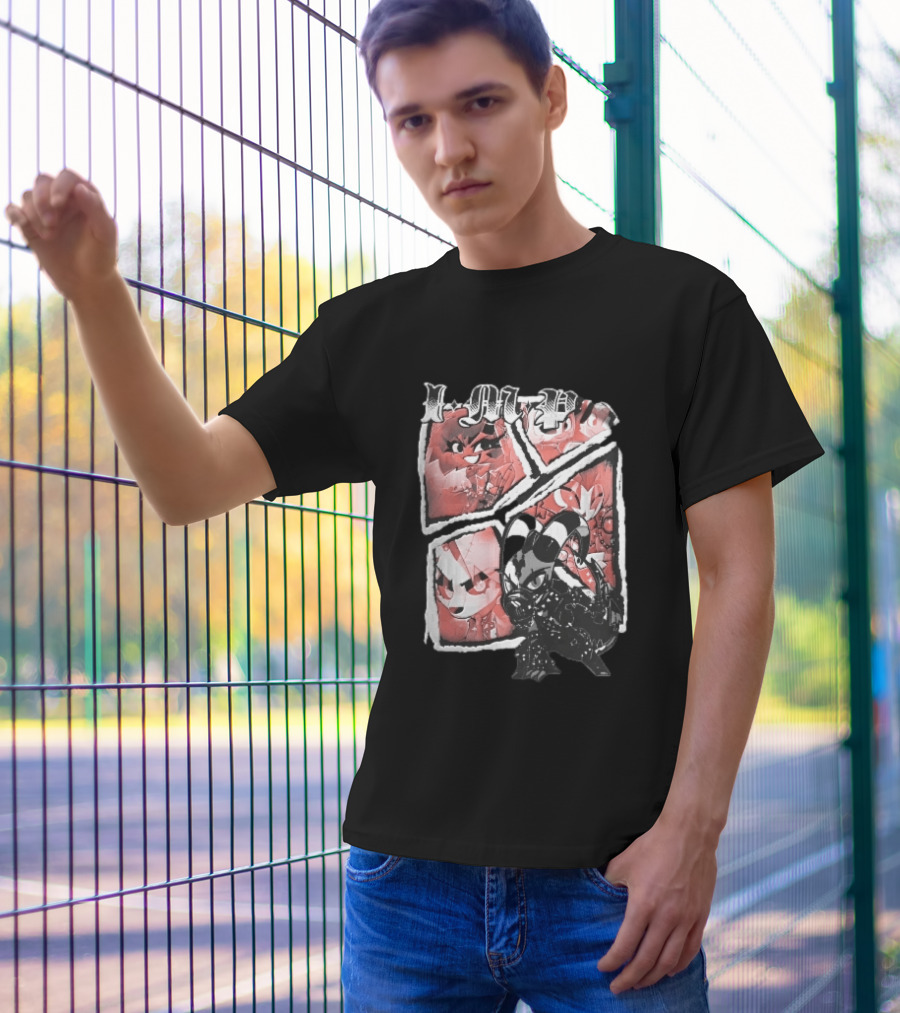 I M P Helluva Boss Chibi Characters Comic Panel T-Shirt
