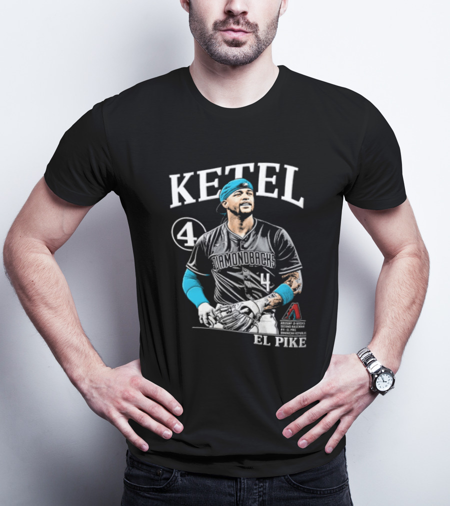 Ketel Marte 4 El Pike Dominican Arizona Diamondbacks MLB T-Shirt