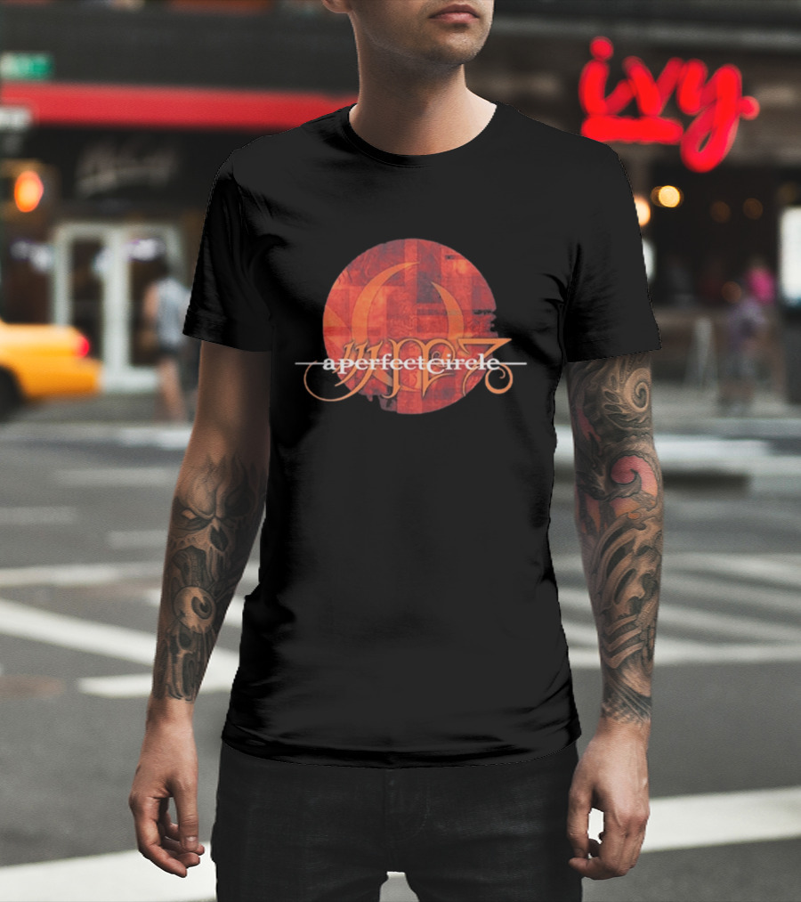 A Perfect Circle Band Logo Red T-Shirt