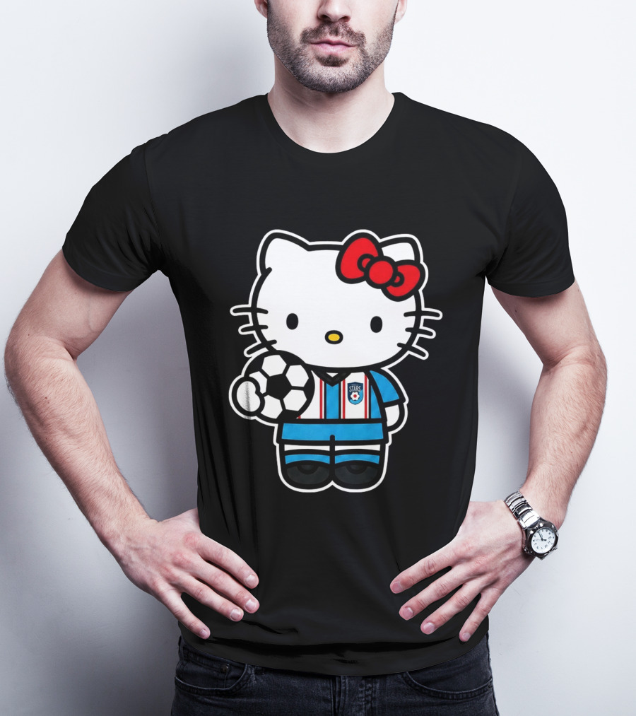Hello Kitty Chicago Soccer Stars Team Collaboration T-Shirt
