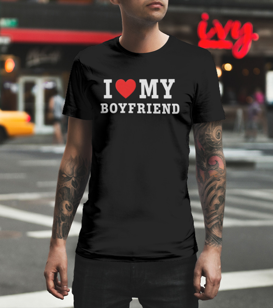 I Heart My Boyfriend Trinity Rodman T-Shirt