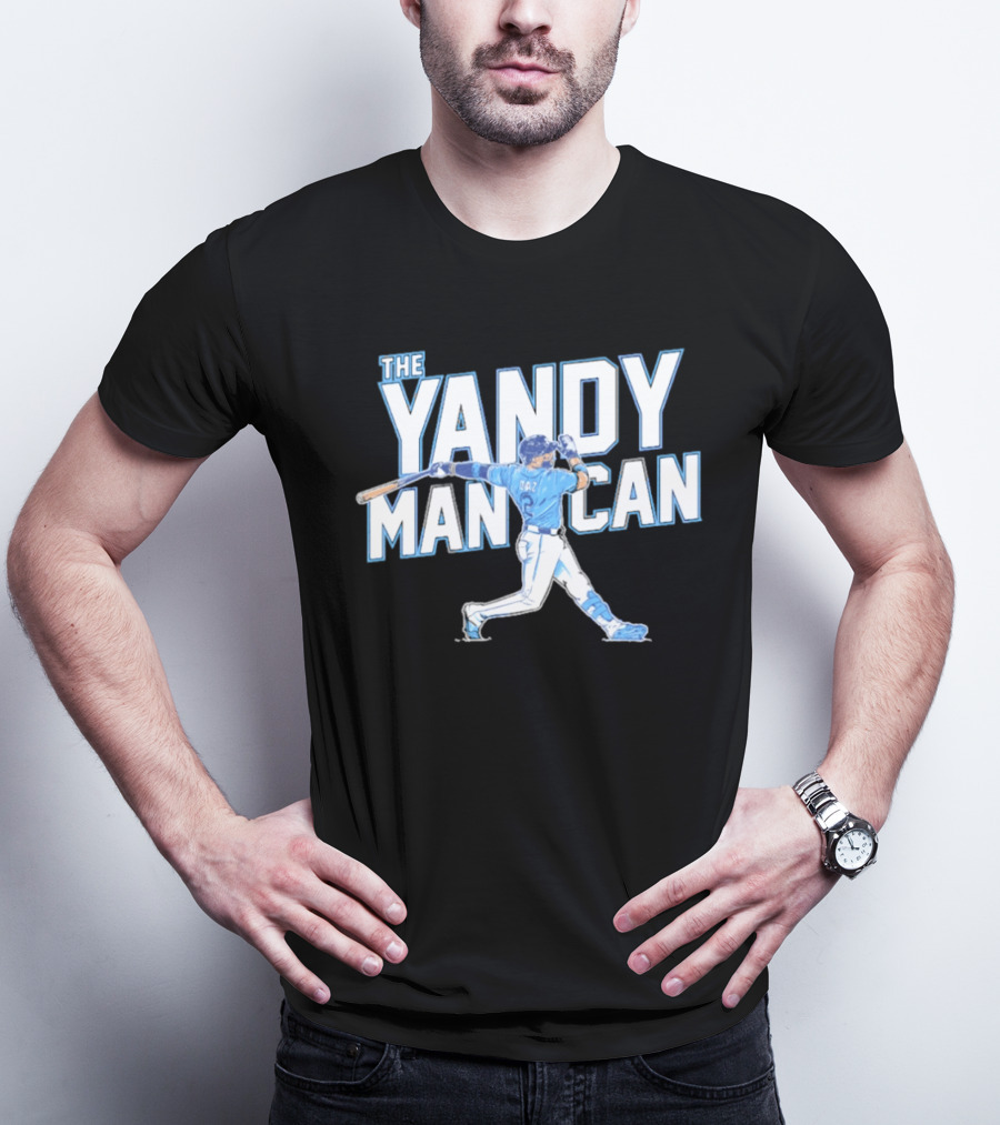 The Yandy Man Can Yandy Diaz Tampa Bays Baseball T-Shirt