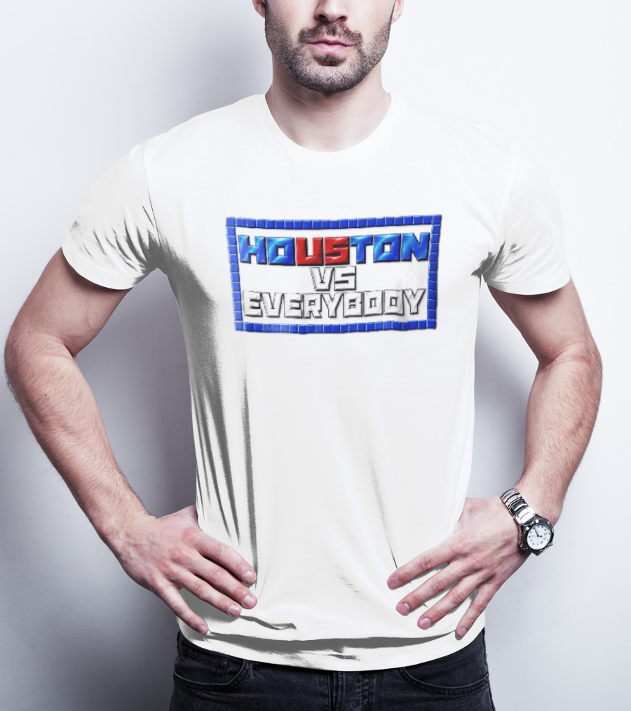 Houston VS Everybody Pixel Border T-Shirt