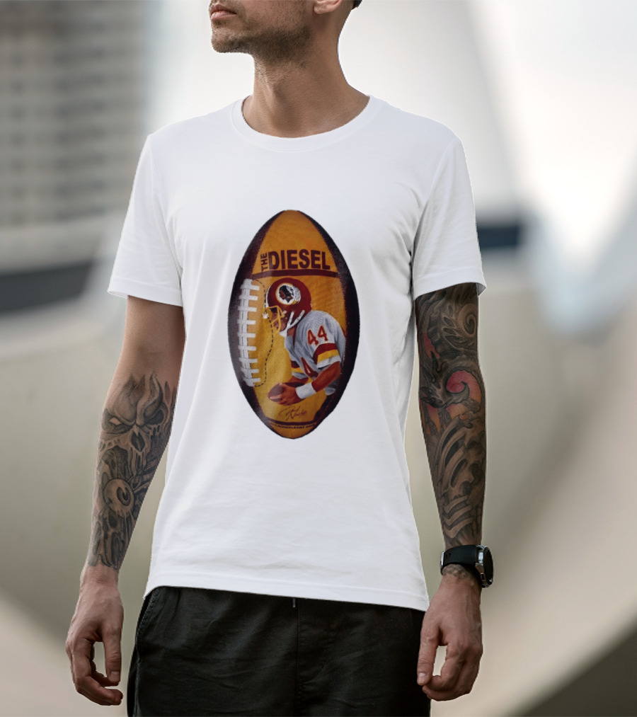 The Diesel Washington Redskins Football Vintage Memorabilia Image T-Shirt