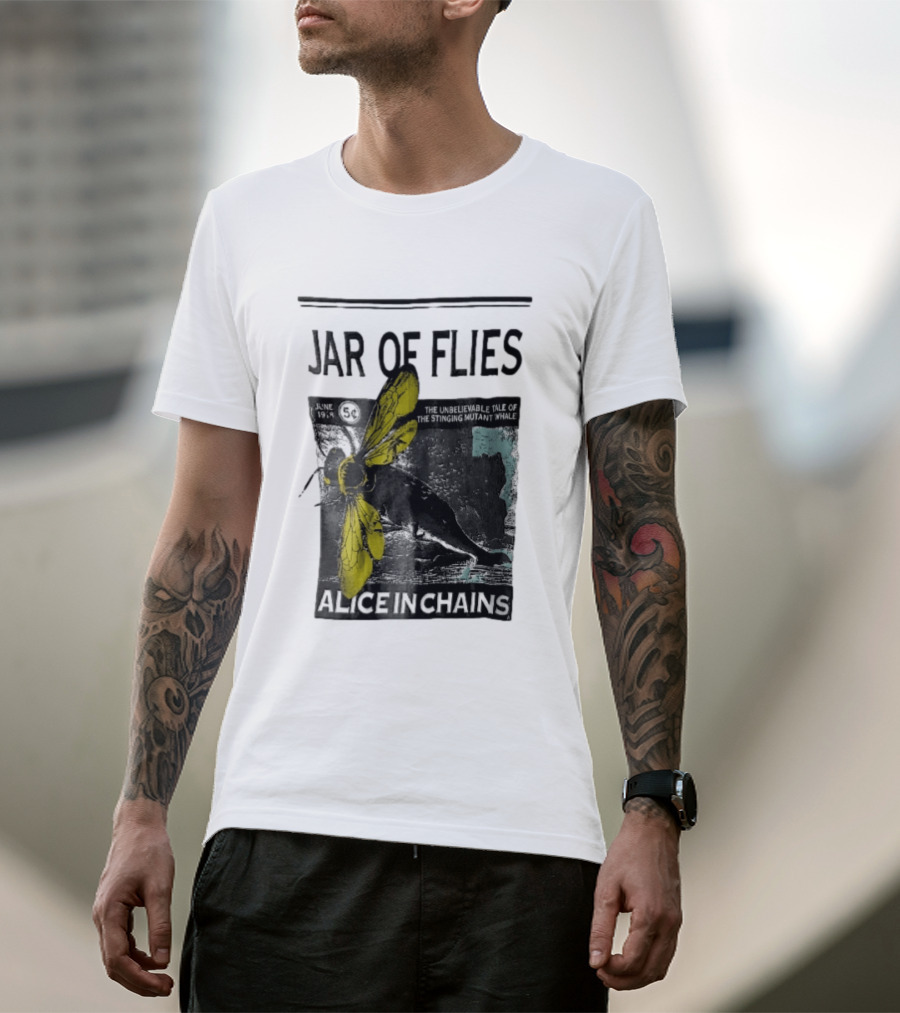 Jar Of Flies Alice In Chains Stinging Mutant Whale Tale June 1994 T-Shirt