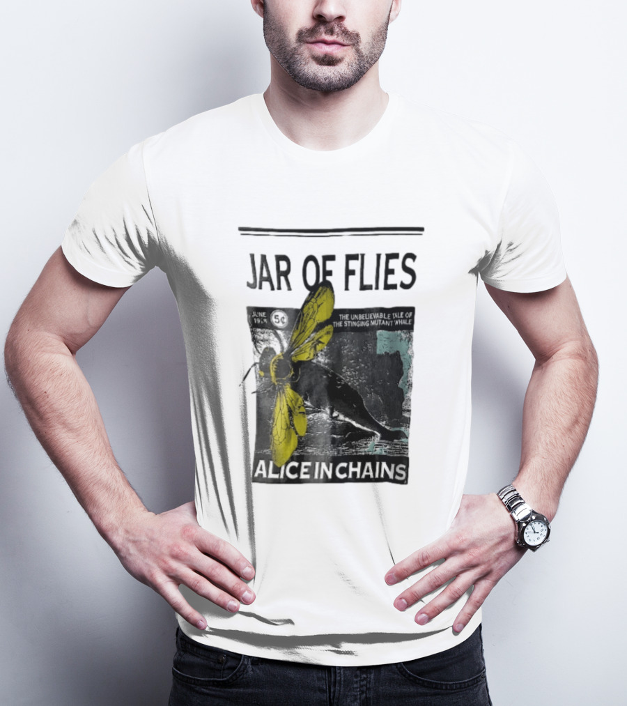 Jar Of Flies Alice In Chains Stinging Mutant Whale Tale June 1994 T-Shirt