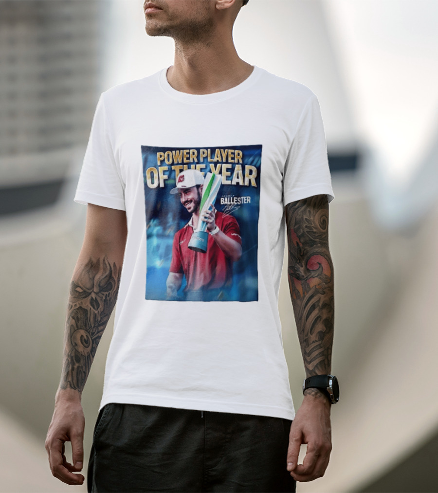 Power Player Of The Year Josele Ballester Champions Trophy Sports Celebration T-Shirt