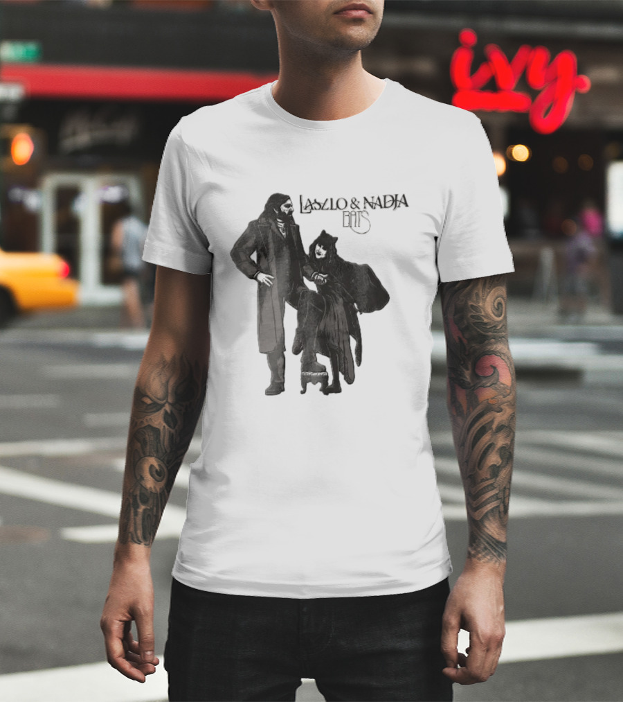 Laszlo And Nadja Bats Gothic Vampire Couple T-Shirt