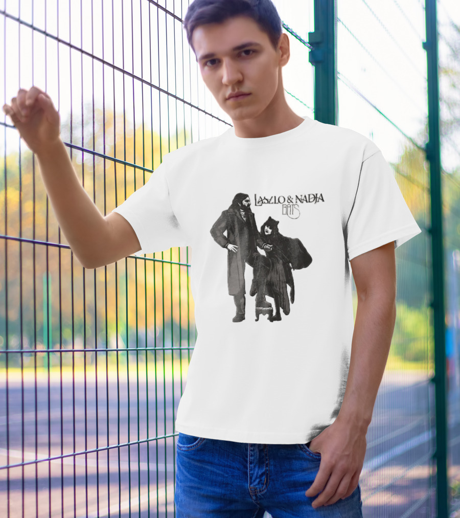 Laszlo And Nadja Bats Gothic Vampire Couple T-Shirt