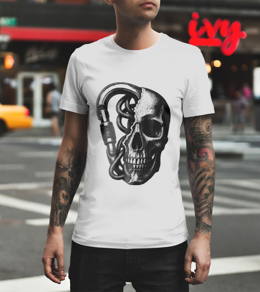 Skull Carabiner Snake T-Shirt