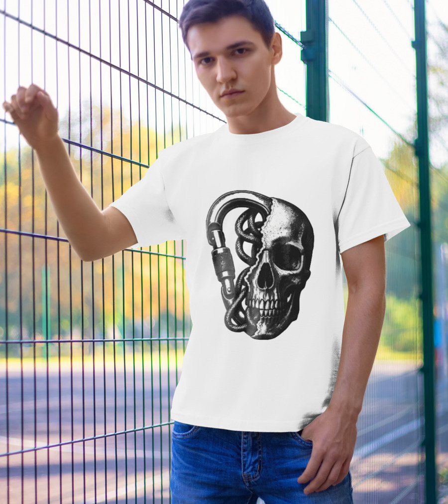 Skull Carabiner Snake T-Shirt