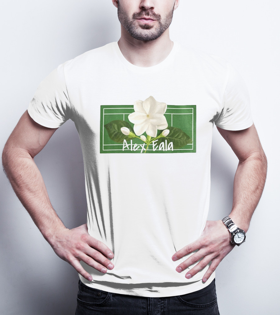Alex Eala Sampaguita Tennis Court Blossom T-Shirt