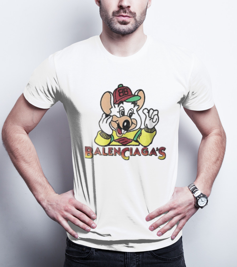 Balenciagas BB Mouse Cap Distressed T-Shirt