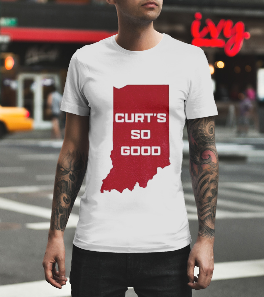Indiana Hoosier Football Curt's So Good T-Shirt