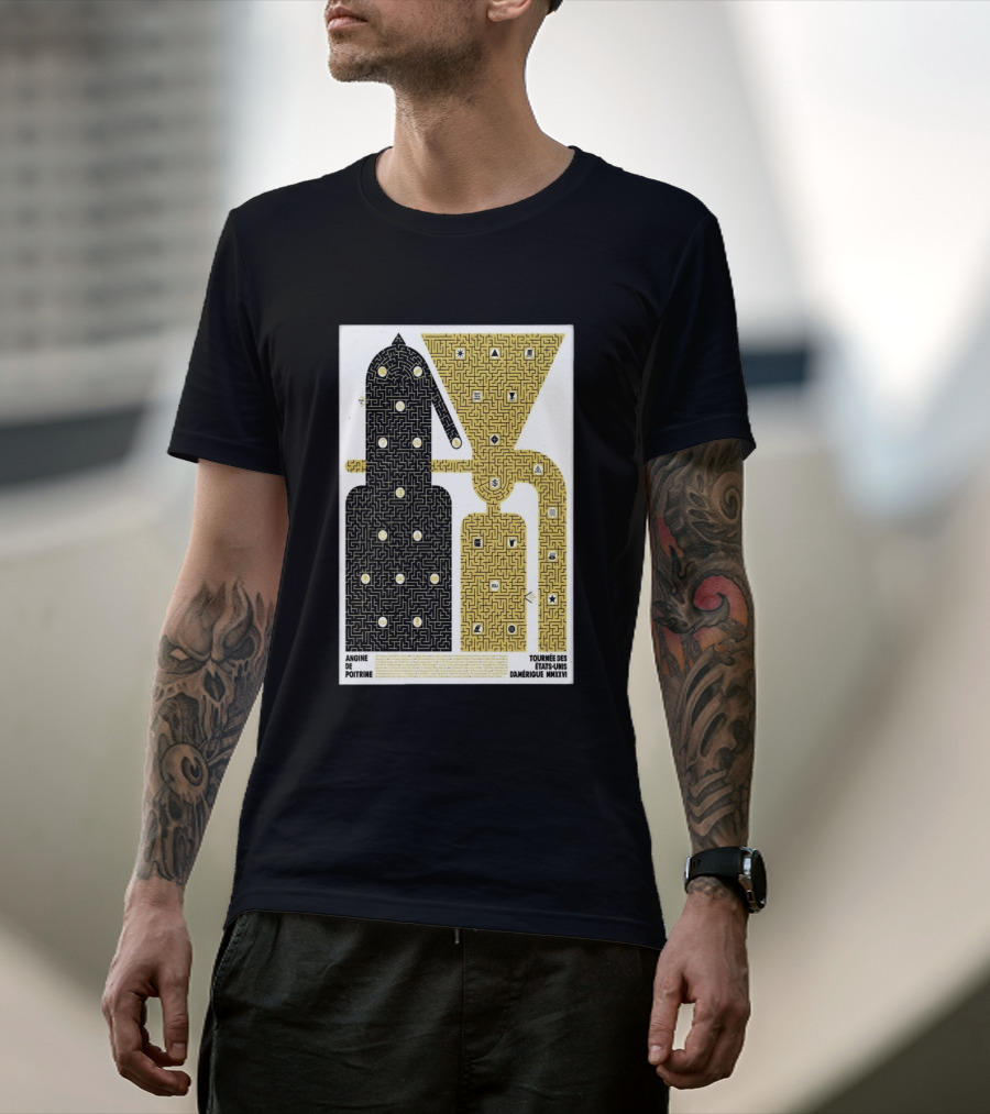 Angine De Poitrine Tournée Des États Unis D'Amérique MMXXVI Tour Music Limited T-Shirt