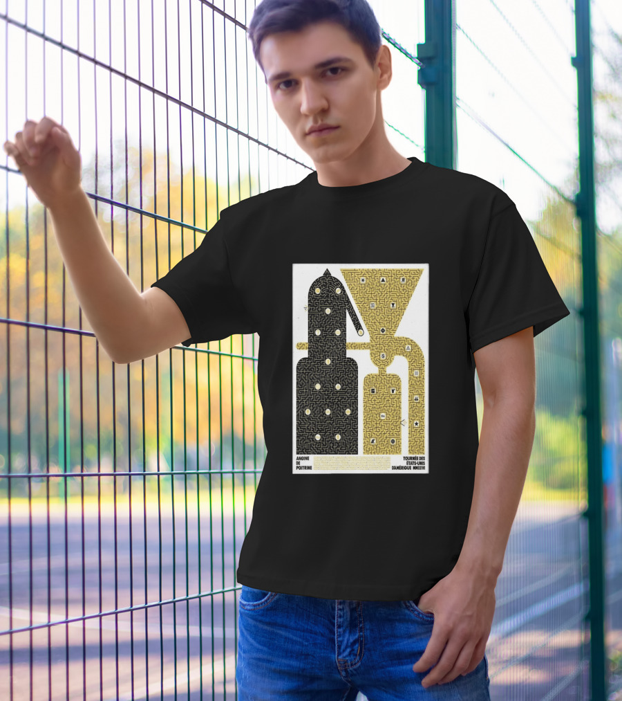 Angine De Poitrine Tournée Des États Unis D'Amérique MMXXVI Tour Music Limited T-Shirt
