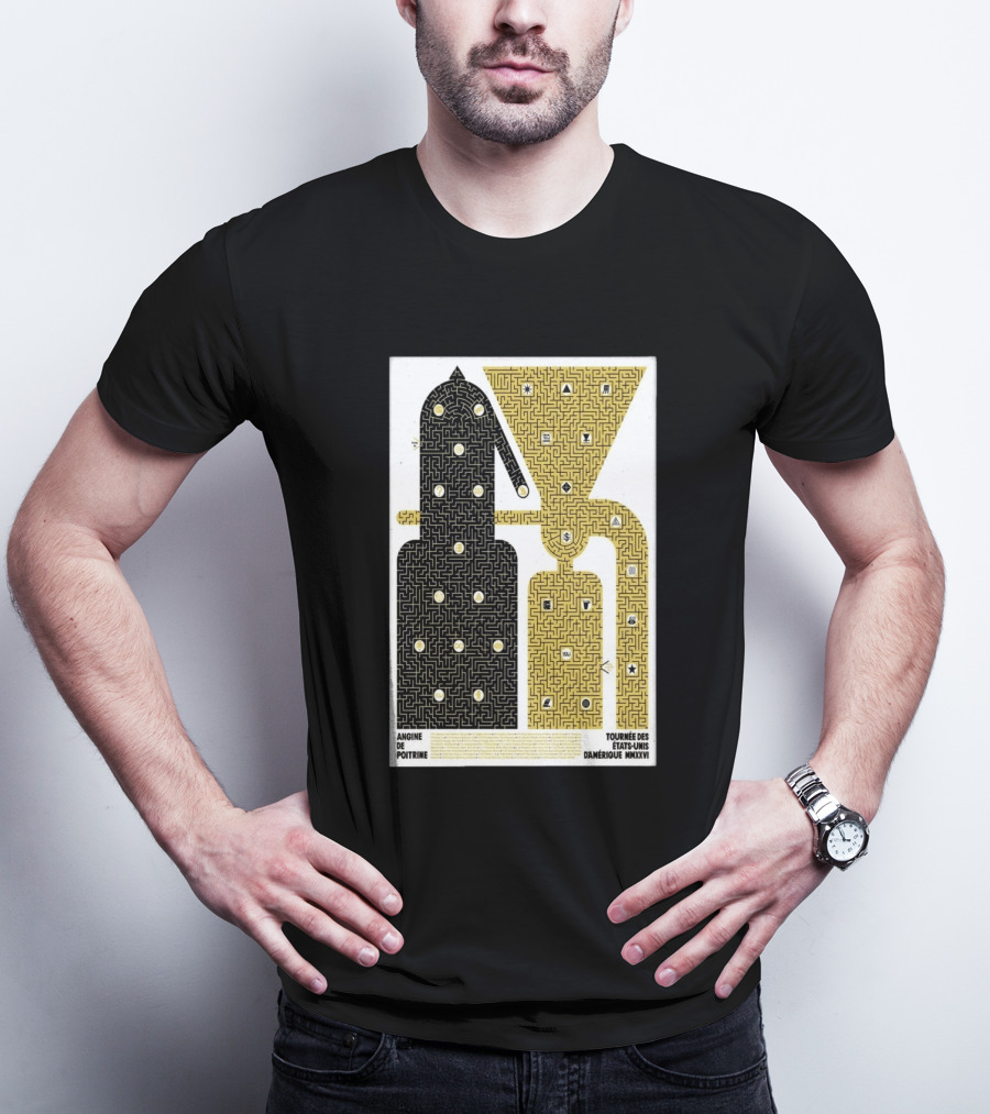 Angine De Poitrine Tournée Des États Unis D'Amérique MMXXVI Tour Music Limited T-Shirt
