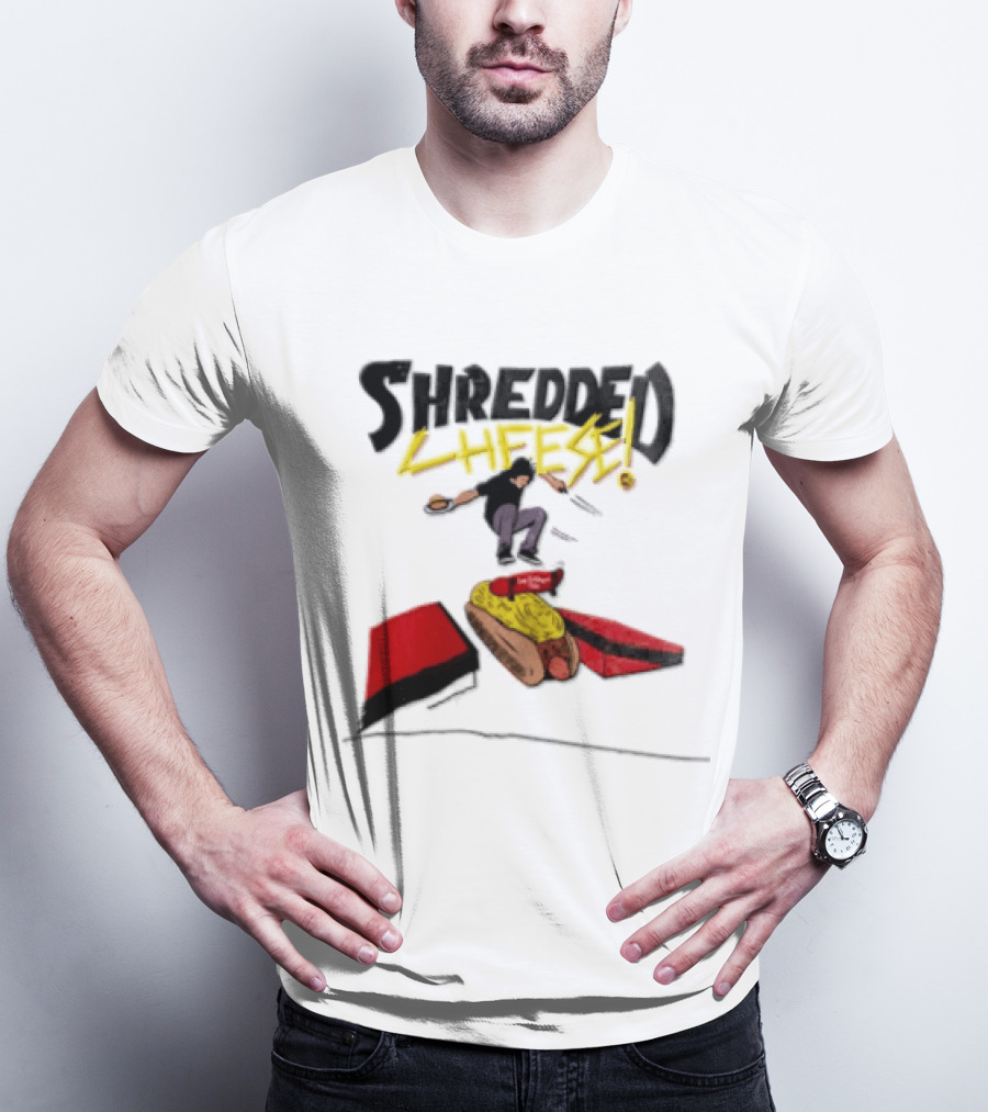 Shredded Cheese Chili Skateboard Camp Washington T-Shirt