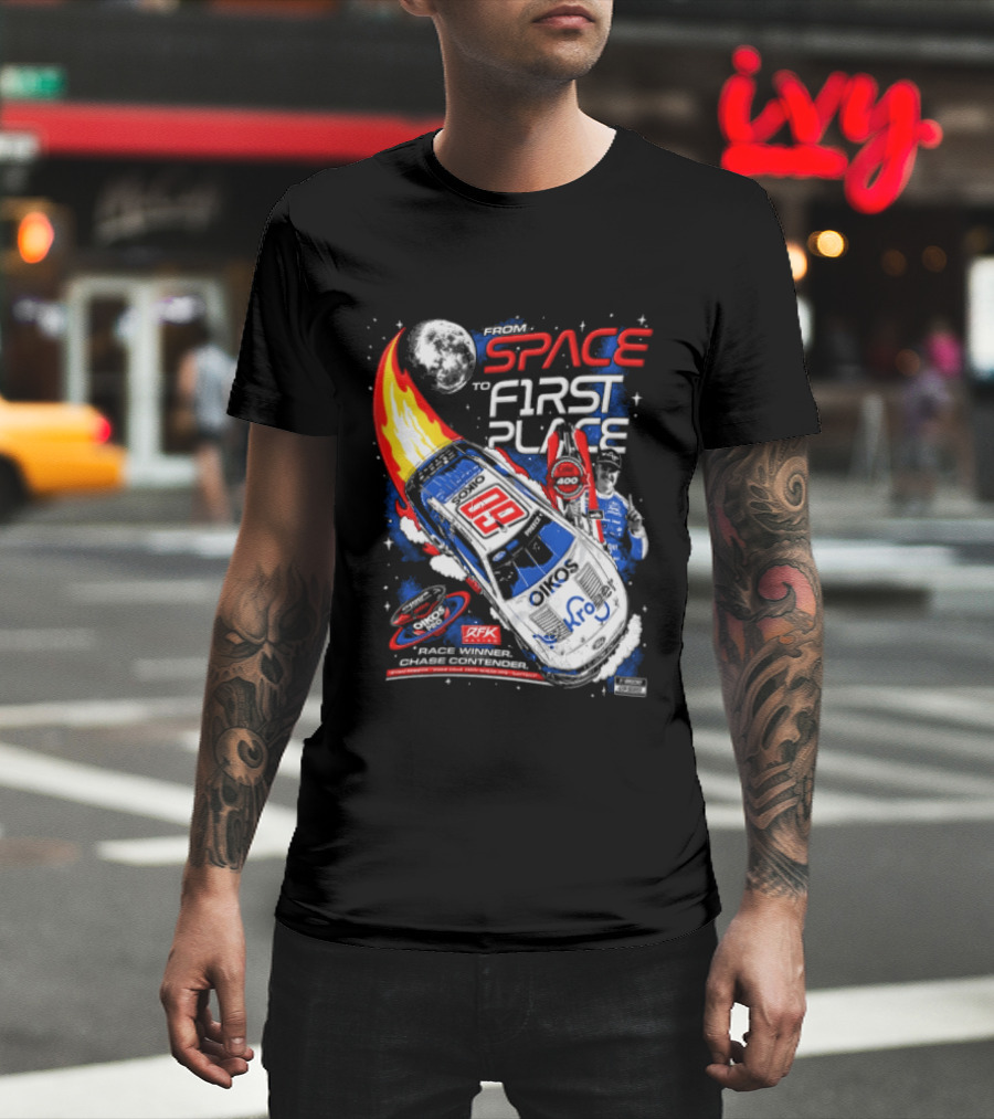 Space To First Place Daytona RFK Racing 2023 NASCAR Win T-Shirt