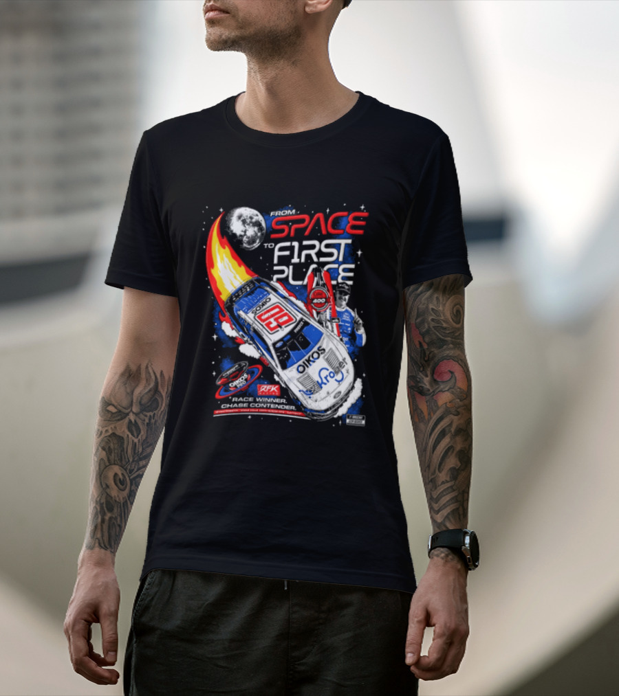 Space To First Place Daytona RFK Racing 2023 NASCAR Win T-Shirt