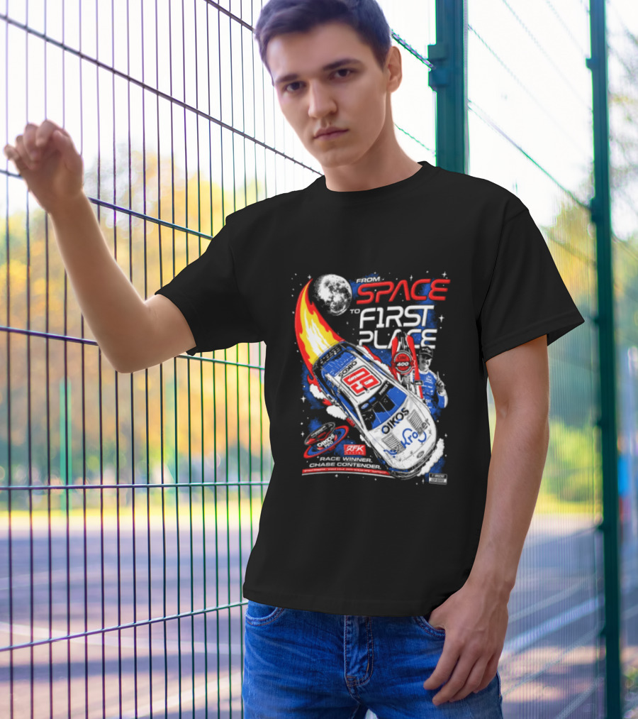 Space To First Place Daytona RFK Racing 2023 NASCAR Win T-Shirt