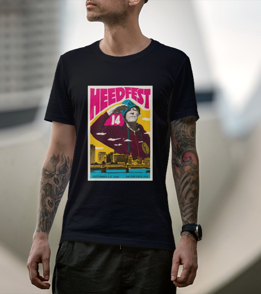 HeedFest 14 September 3 6 2026 Dayton Ohio USA T-Shirt