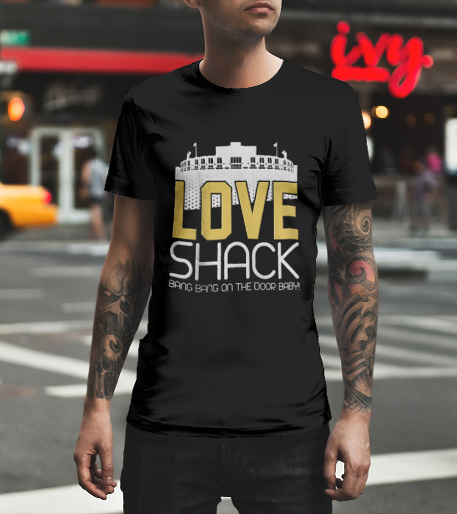 Jordan Love Lambeau Field Love Shack Quarterback Bang Bang T-Shirt