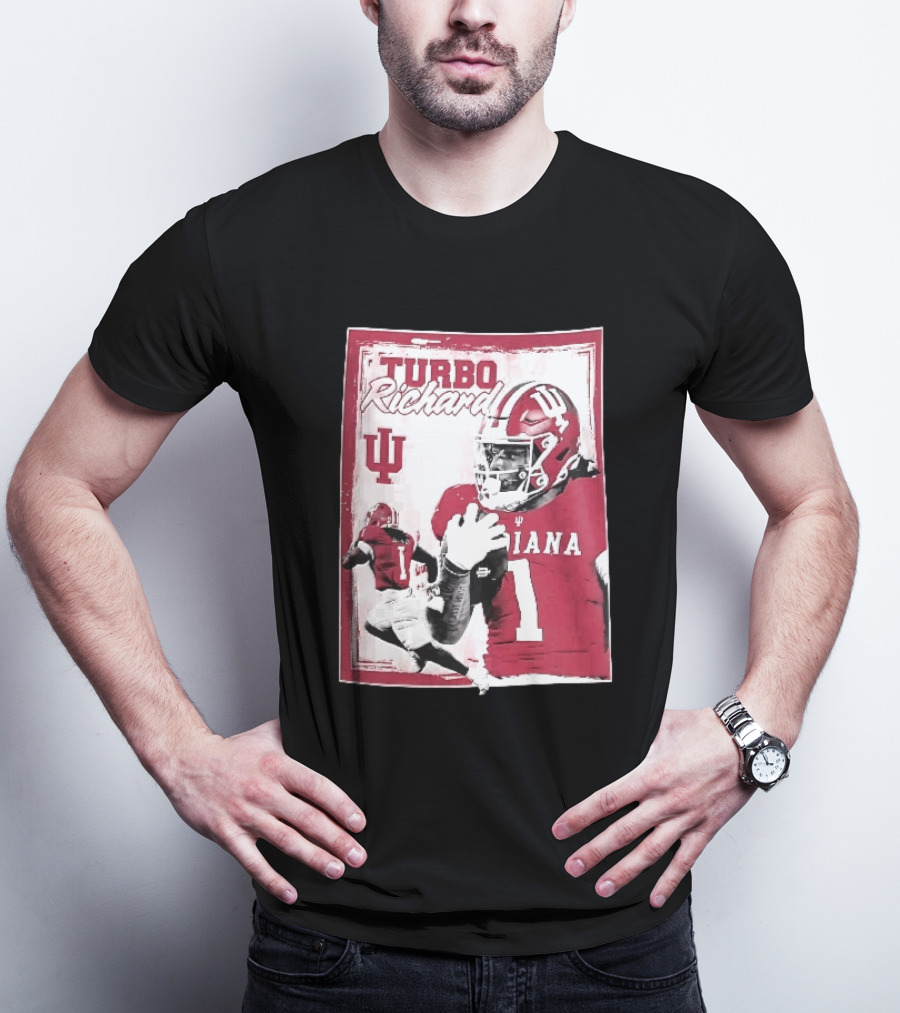 Turbo Richard Indiana Football Player IU Sports Helmets T-Shirt
