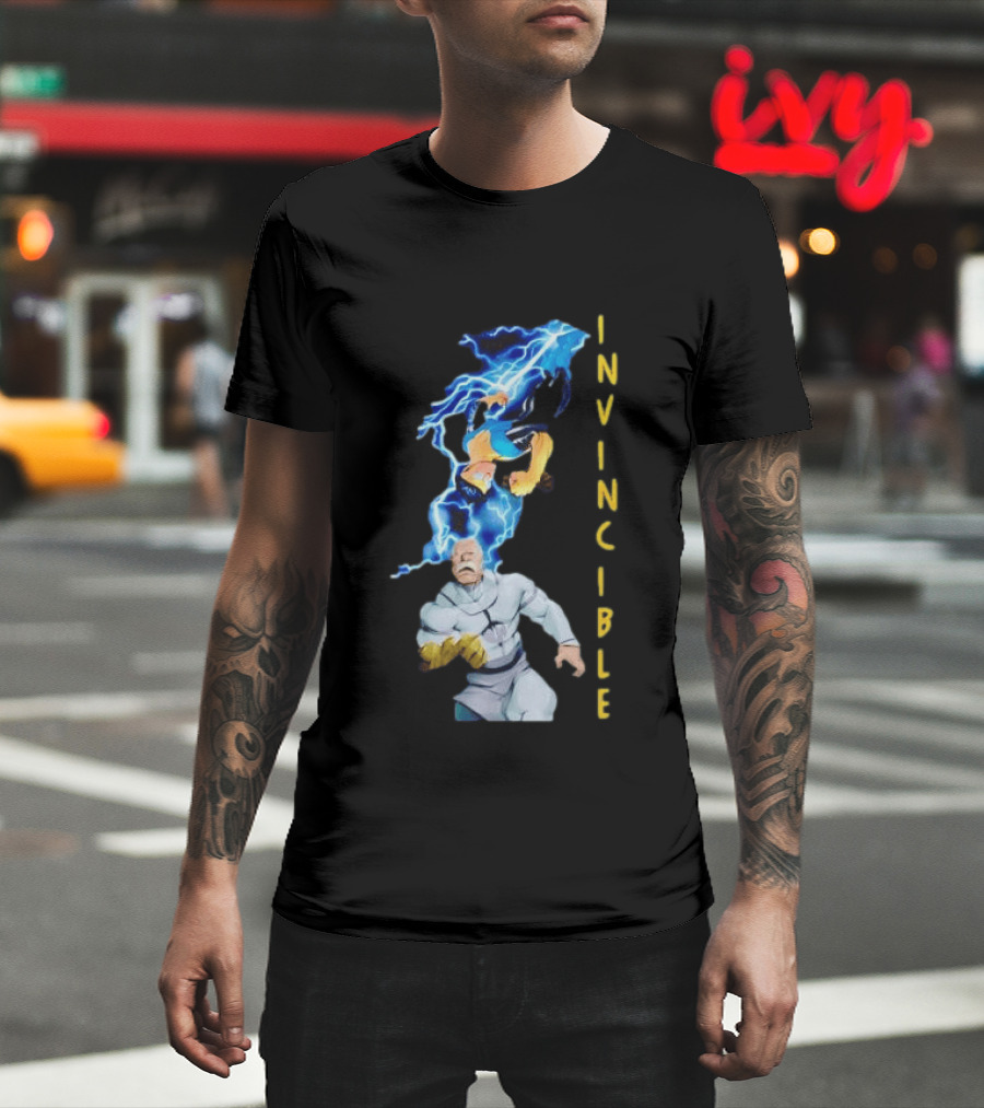 Invincible Vs Conquest Lightning Battle T-Shirt