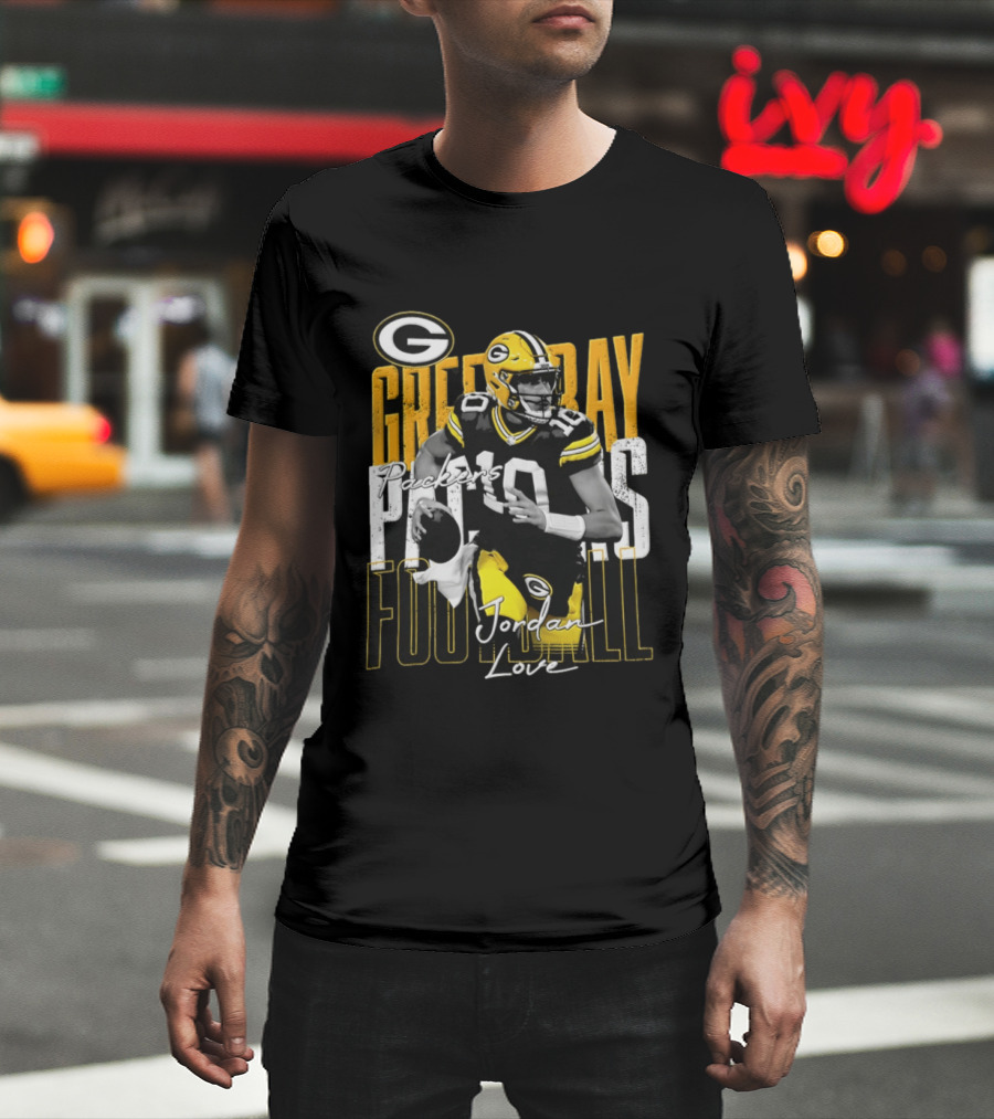 Green Bay Packers Football Jordan Love T-Shirt
