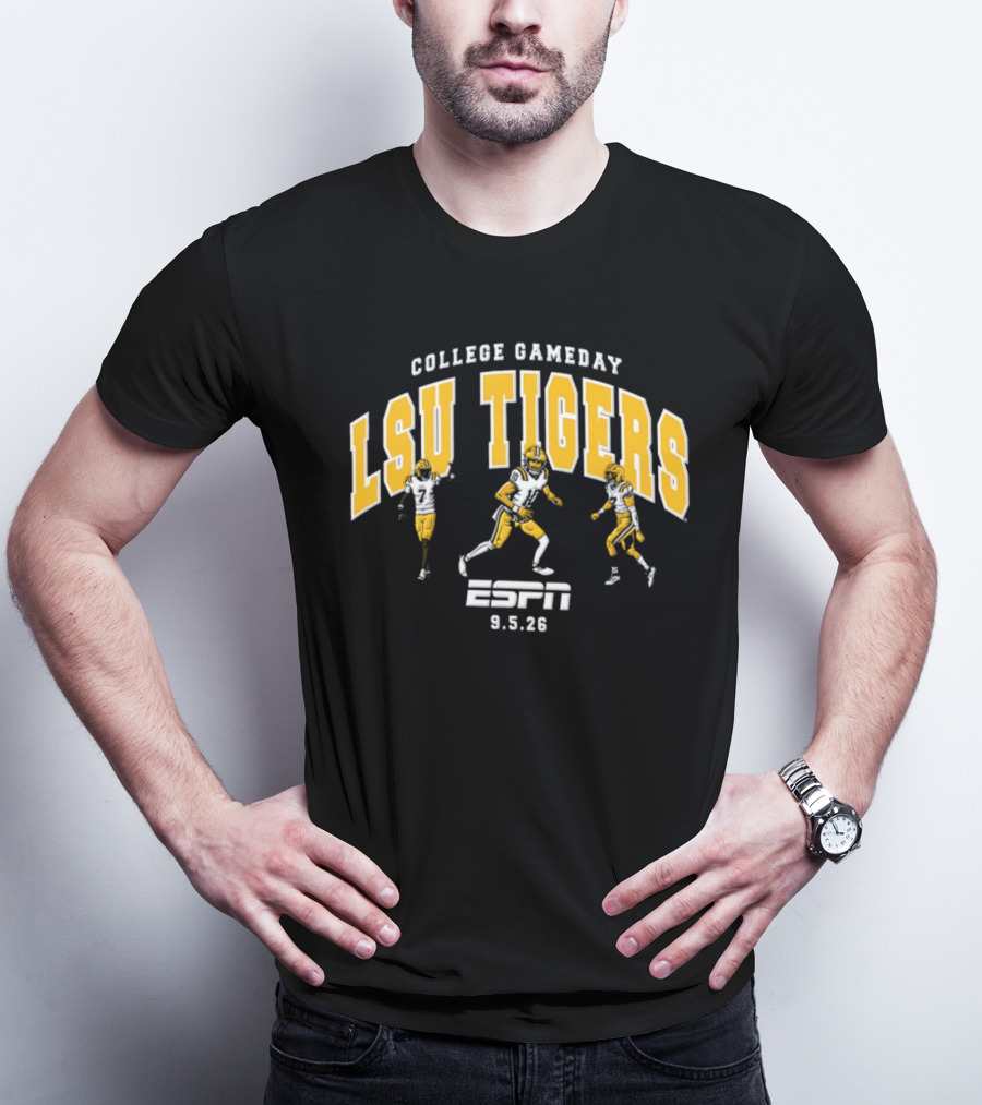 College Gameday LSU Tigers Football ESPN 9.5.26 T-Shirt