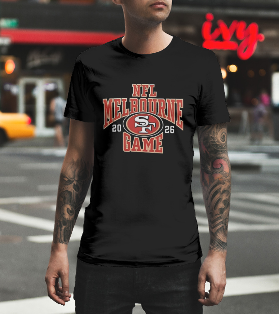 San Francisco 49ers NFL Melbourne Game 2026 T-Shirt