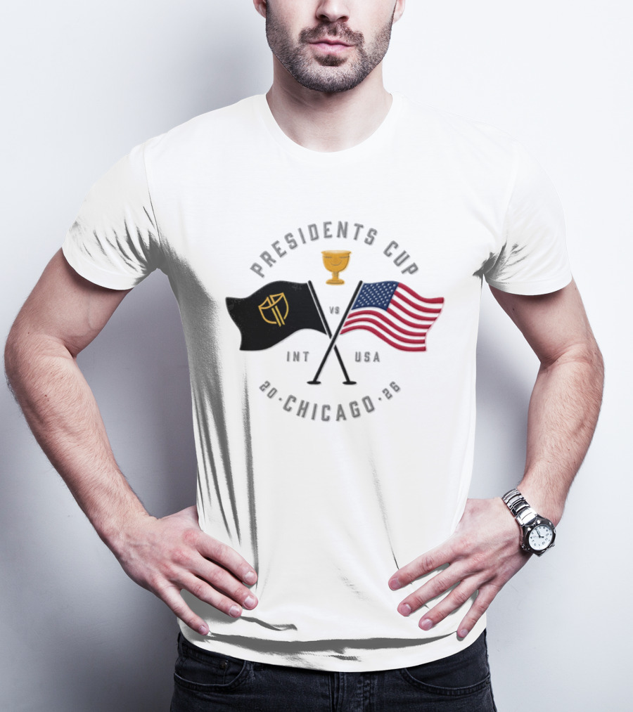 Presidents Cup Int Vs USA Chicago 2026 Golf Tournament T-Shirt