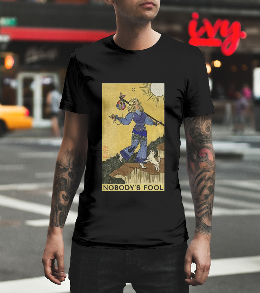 Dolly Parton Nobody's Fool Tarot Card Sun T-Shirt