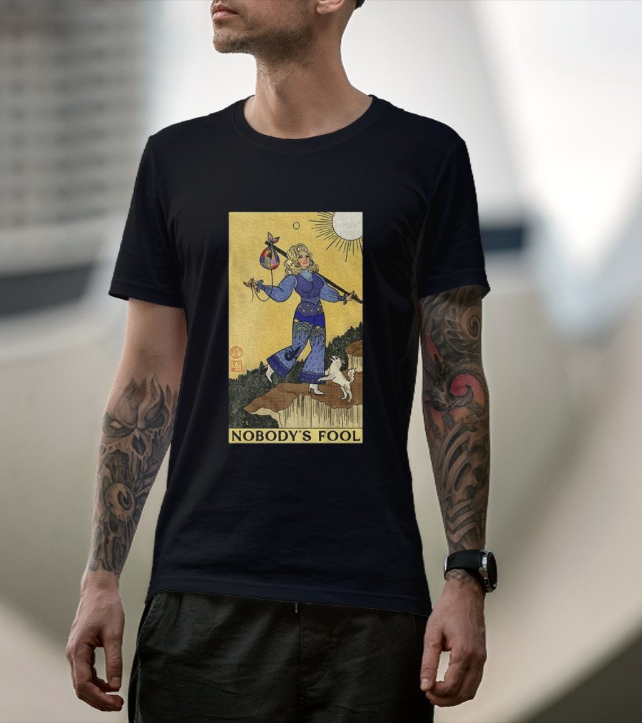Dolly Parton Nobody's Fool Tarot Card Sun T-Shirt