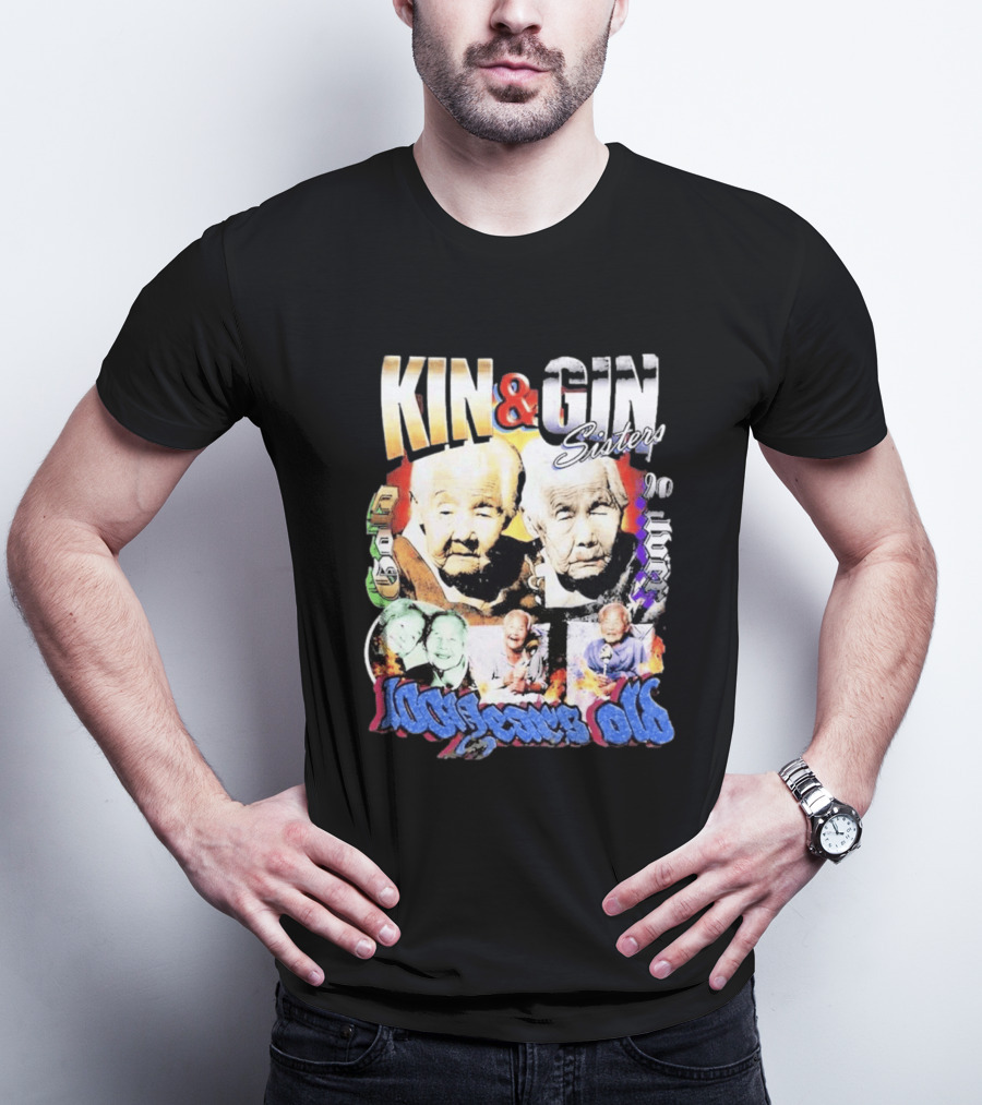 KIN & GIN Sisters 1008 Years Old 90 Logic T-Shirt