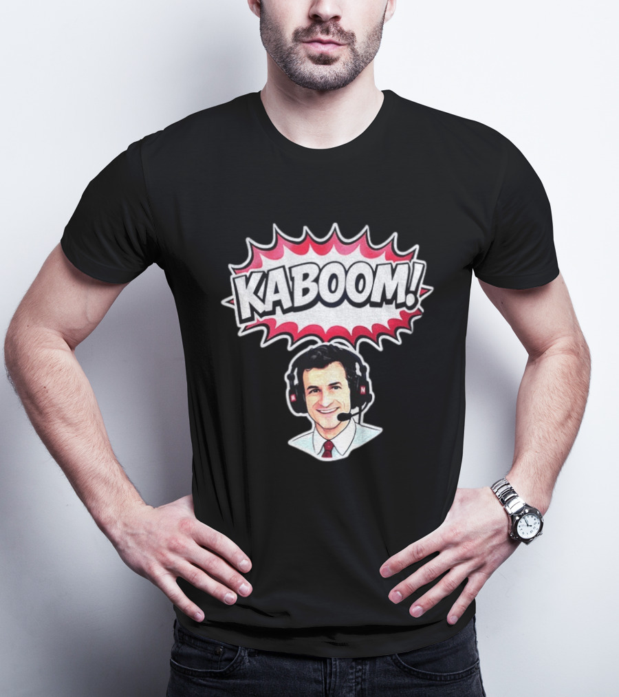 Fred Hoiberg Nebraska Coach Kaboom Kaboom! T-Shirt