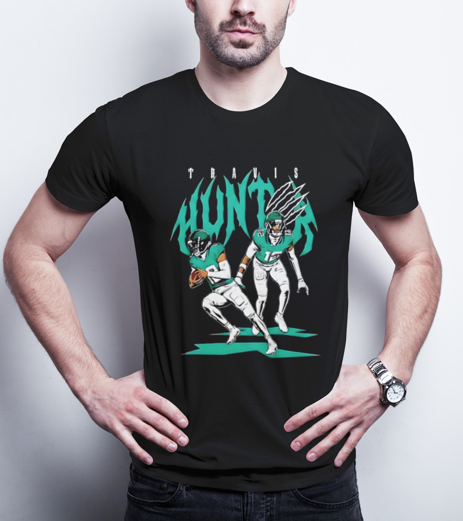 Travis Hunter Jacksonville Jaguars Hunter Two Way Football Player Duo T-Shirt