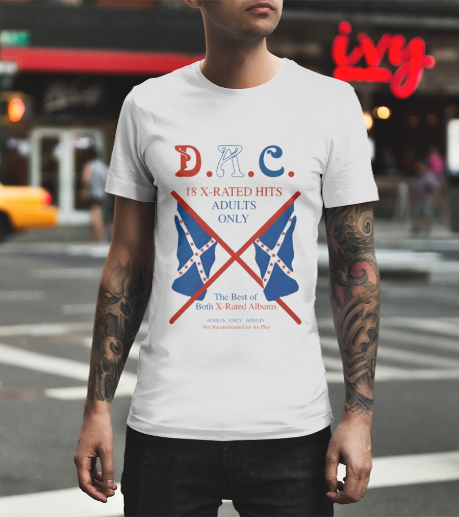 D.A.C. 18 X Rated Hits Adults Only The Best Of Both X Rated Albums T-Shirt