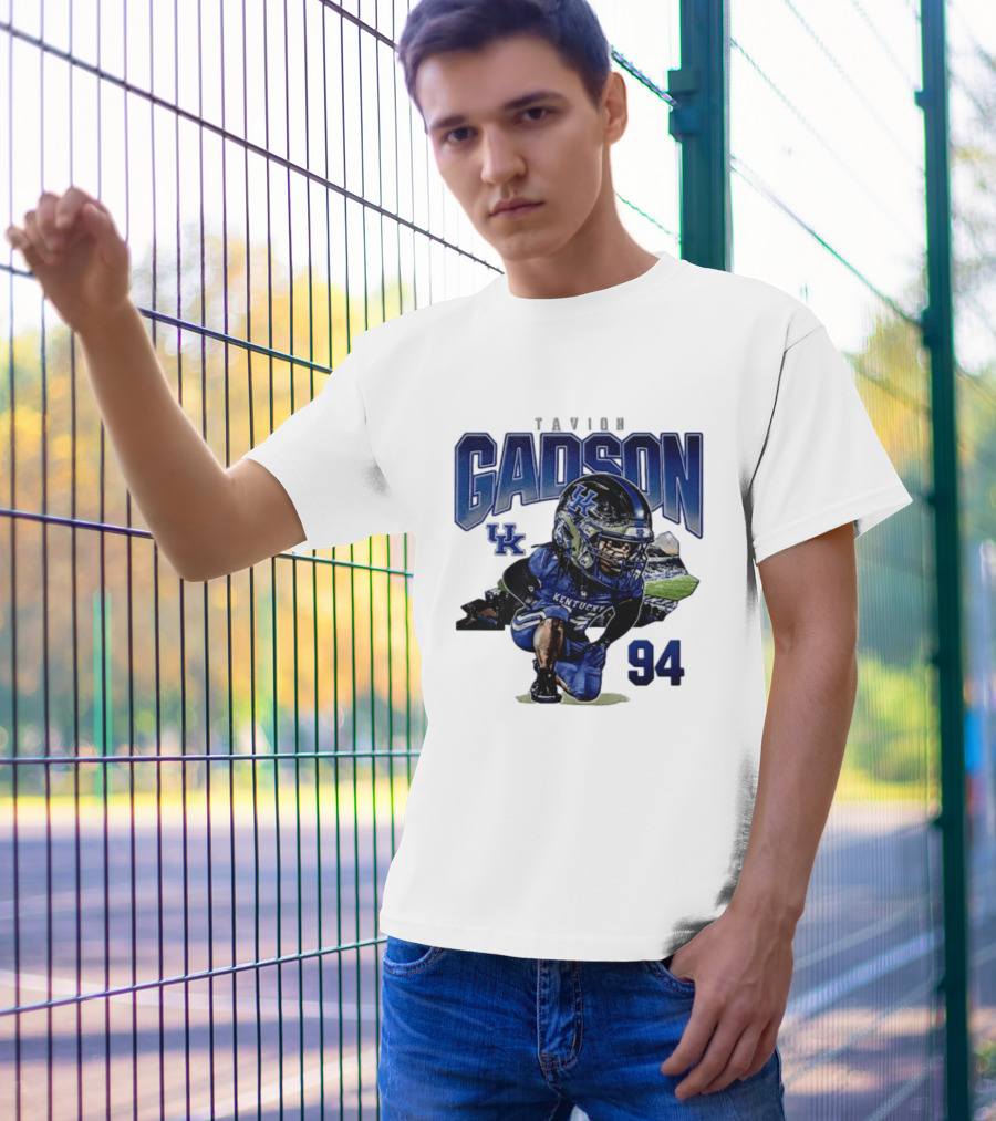 Tavion Gadson Kentucky Wildcats Football 94 UK T-Shirt