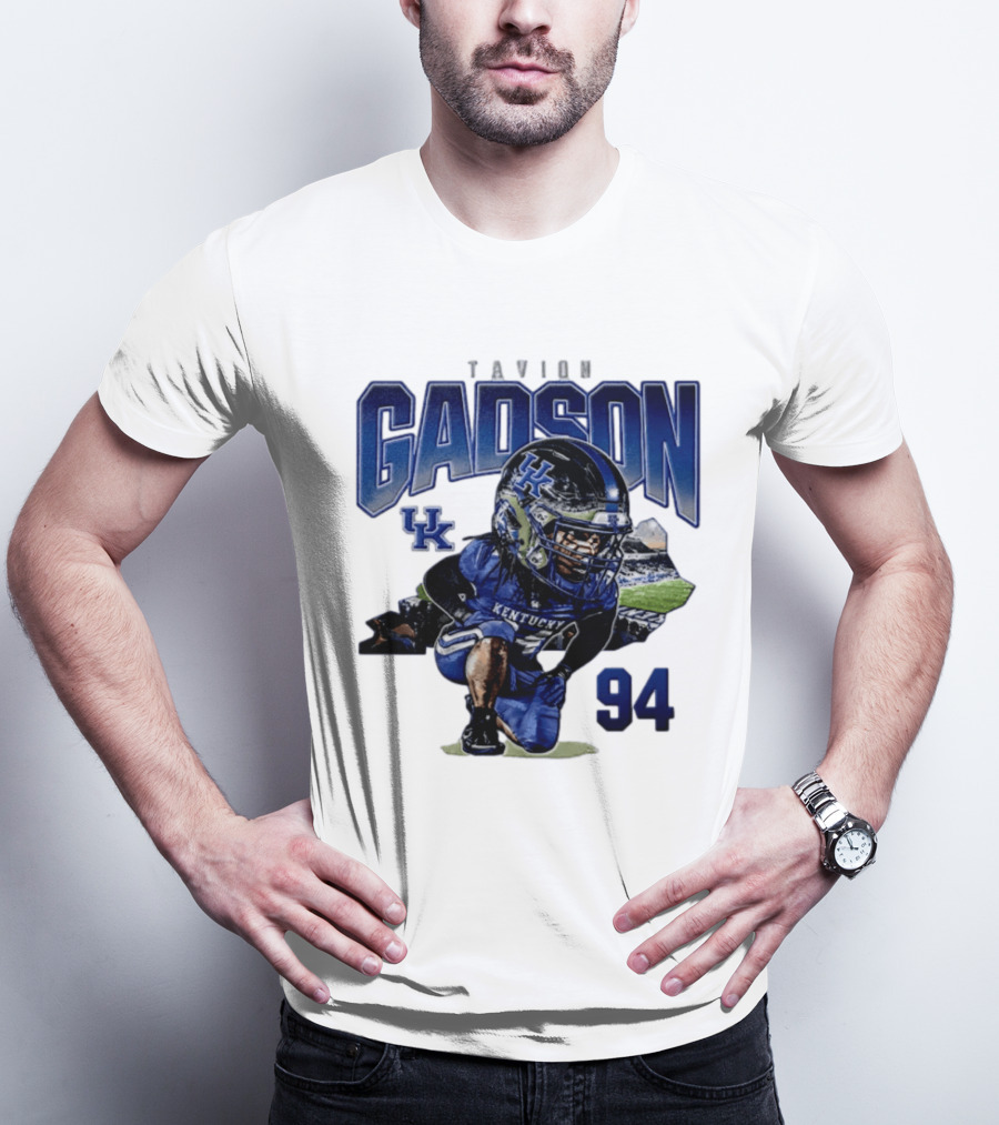 Tavion Gadson Kentucky Wildcats Football 94 UK T-Shirt