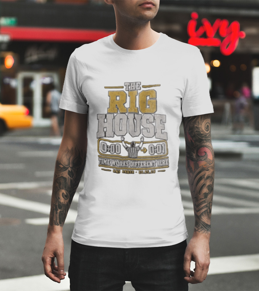 The Big House 0 00 To 0 01 Time Works Different Here Ann Arbor 09 05 26 T-Shirt