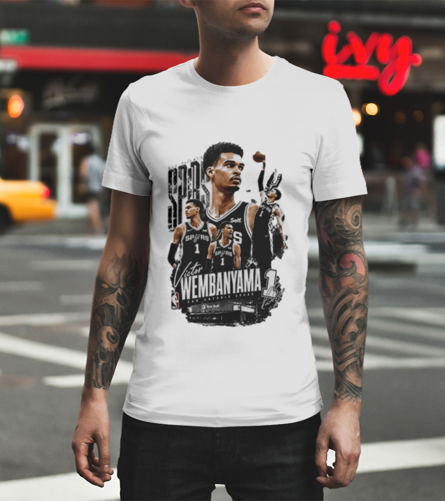 Victor Wembanyama San Antonio Spurs NBA Basketball Self 1 T-Shirt