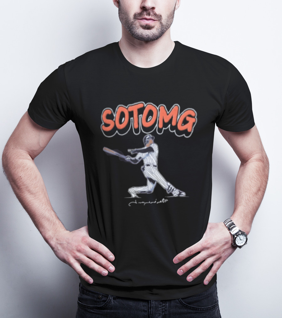 Juan Soto Sotomg New York Mets Baseball MLB Player Yankees Pinstripe Jersey T-Shirt
