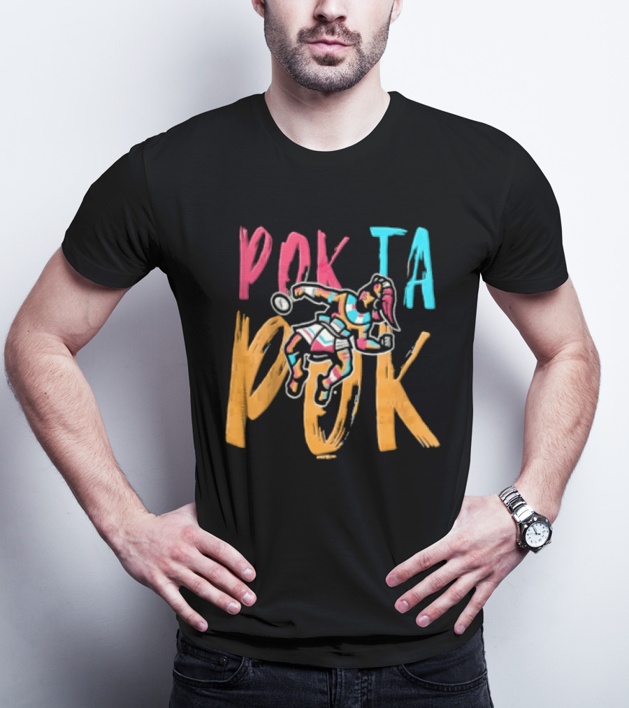 Pok Ta Pok Copa Pensacola Pensacola Blue Wahoos MiLB Baseball Playful Athletic T-Shirt