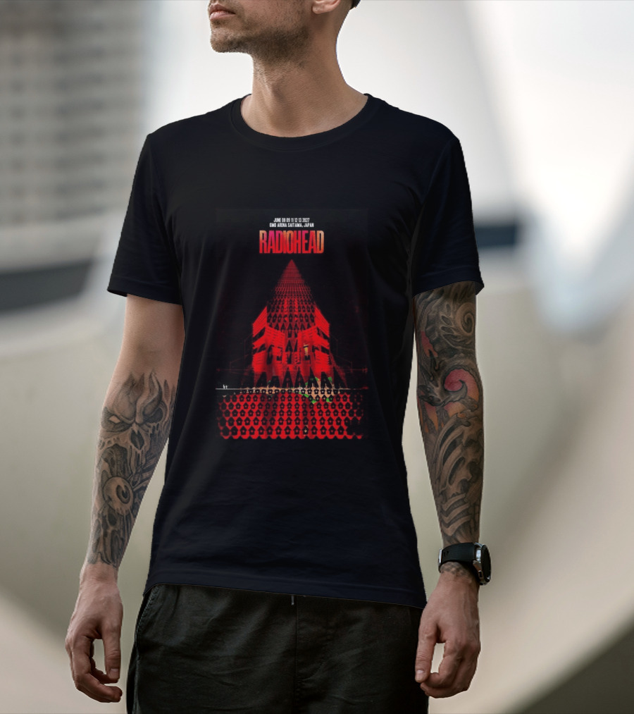 Radiohead 2027 GMO Arena Saitama Japan Concert June 8 9 11 12 13 T-Shirt